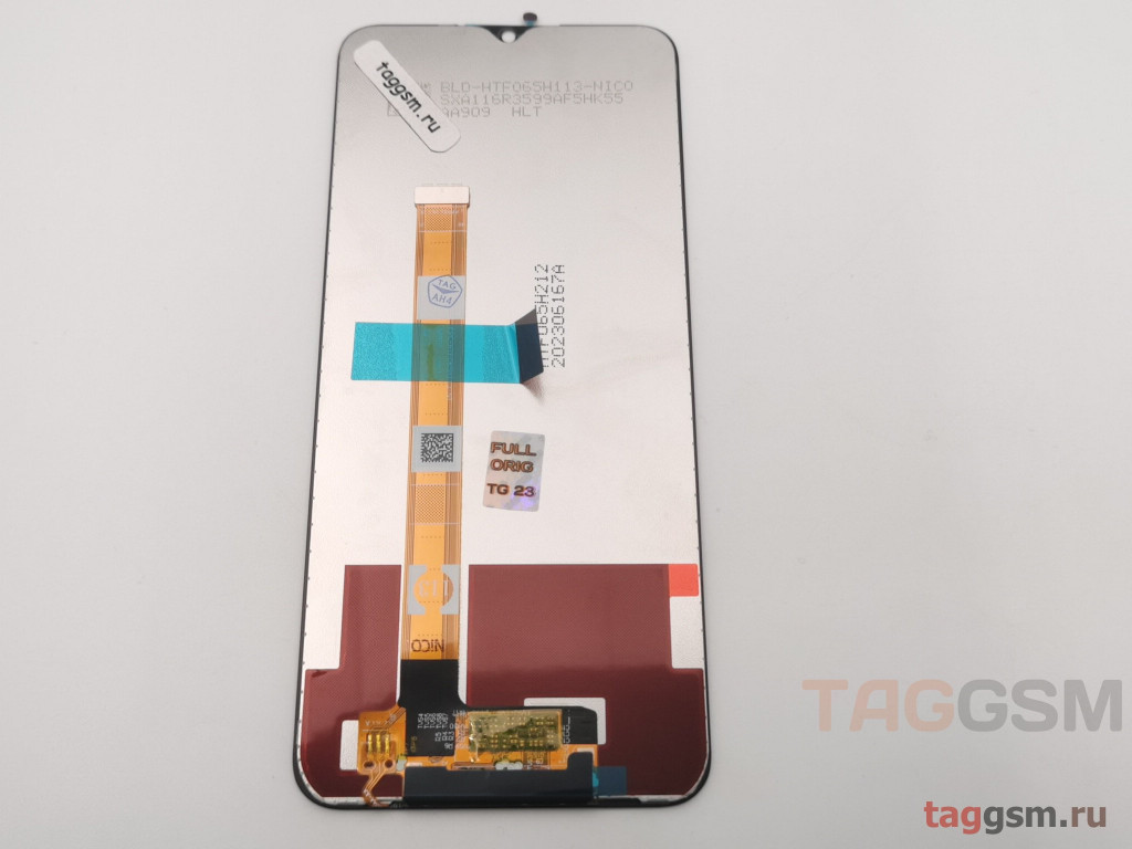 Дисплей для Realme Narzo 50A (RMX3430) + тачскрин (черный), Full ORIG