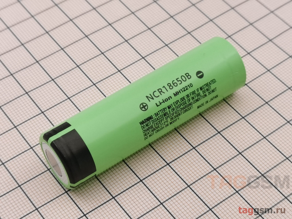 Аккумулятор NCR18650B (mh12210), Li-ion (3400 mAh)