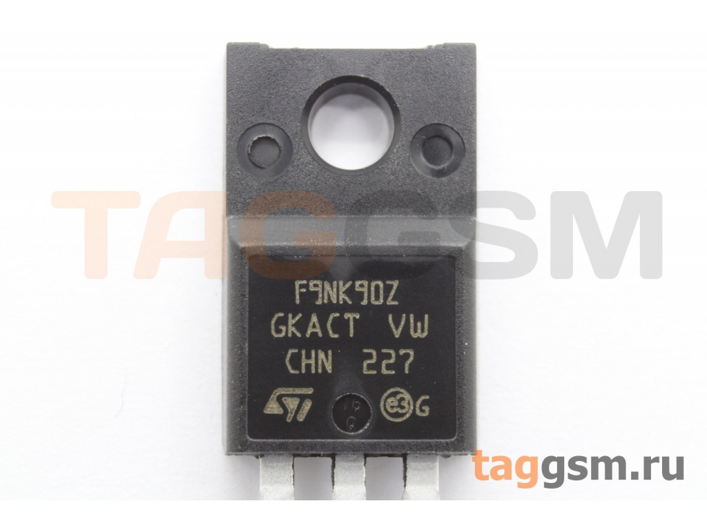 STF9NK90Z (TO-220FP) Полевой транзистор N-MOSFET 900В 8А